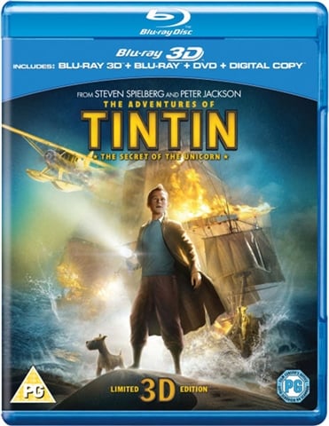 Adventures of TinTin: The Secret of the Unicorn (PG) 2011 3D+BR - CeX (AU): - Buy, Sell, Donate